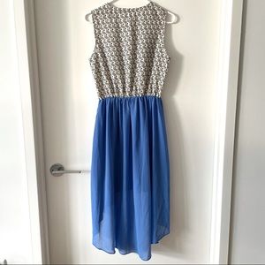 Miss Patina | Dresses | Miss Patina Zebra Print Hilow Dress | Poshmark